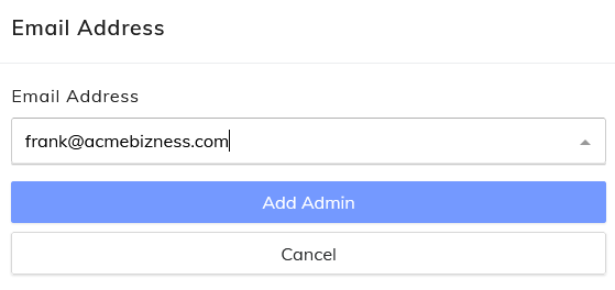 Admin Console Settings